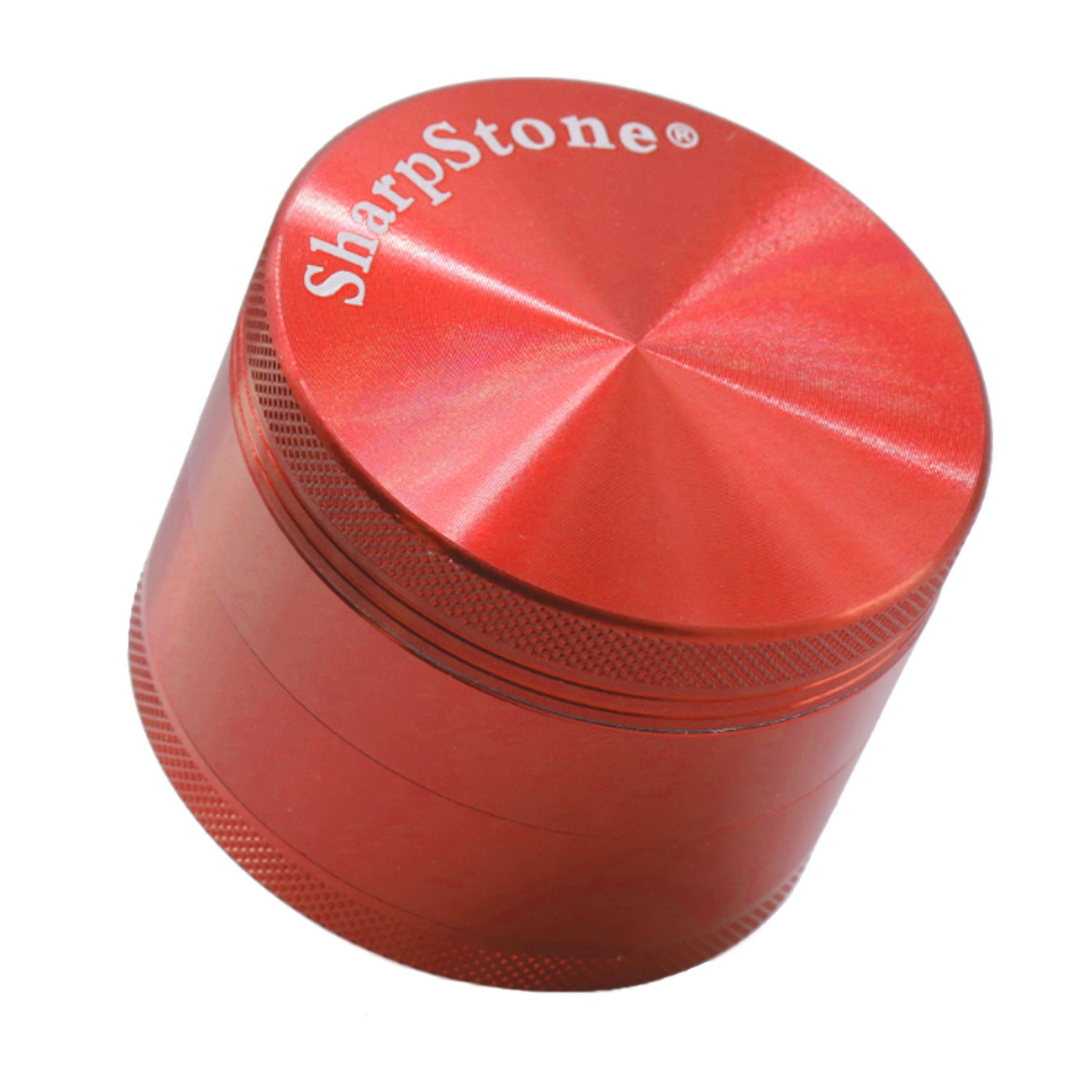 Sharpstone 4 Piece Grinders Solid Top Red – chillzoneusa