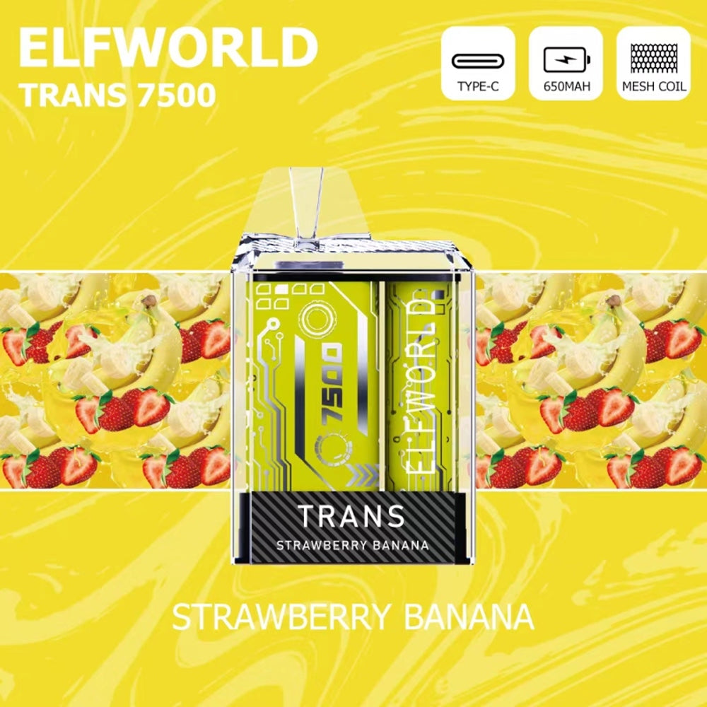 ELF WORLD Trans 7500 Puffs Disposable Vape – chillzoneusa